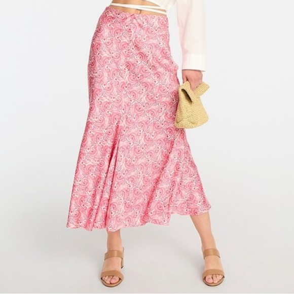 J Crew Silk Skirt